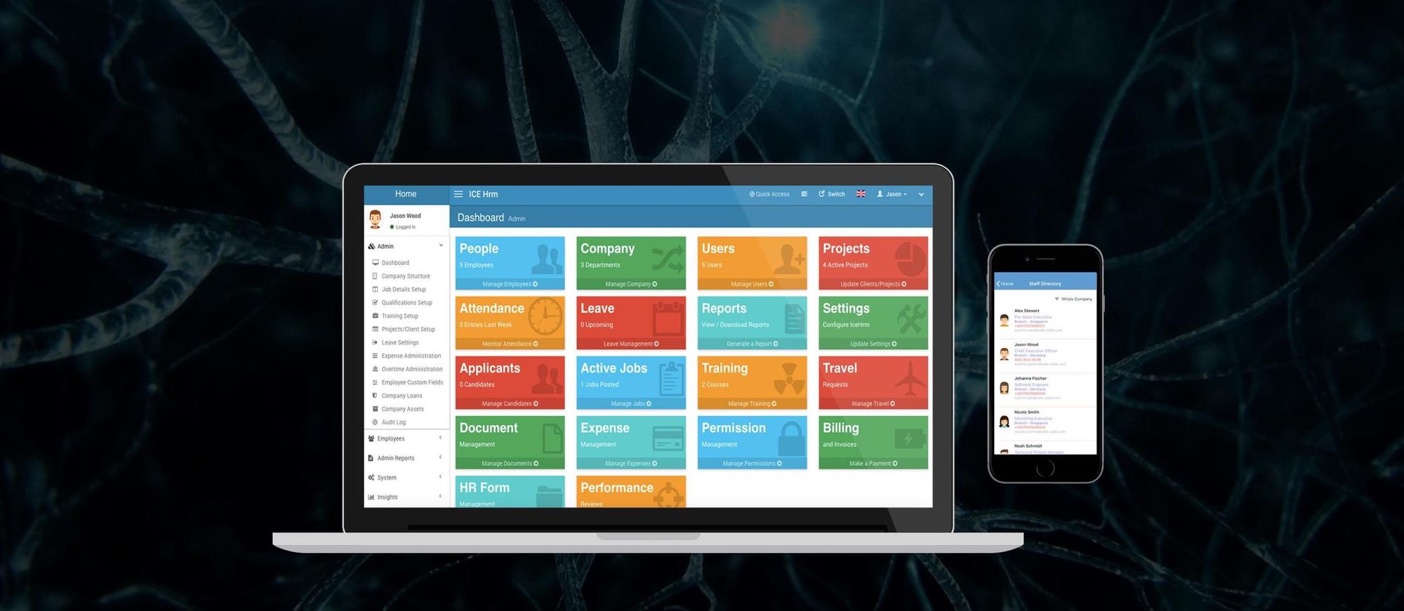 HRM software free download - IceHrm