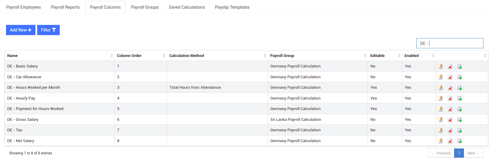 Payroll Management - IceHrm