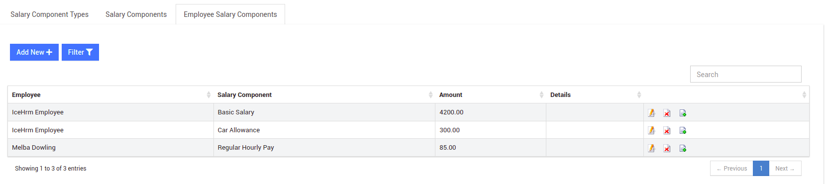Payroll Management - IceHrm