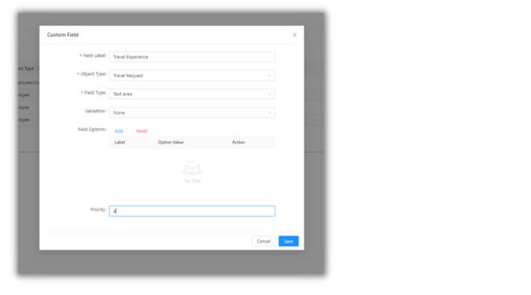 Creating a Custom Field For Travel Requests - IceHrm