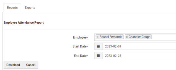 Attendance Management - IceHrm