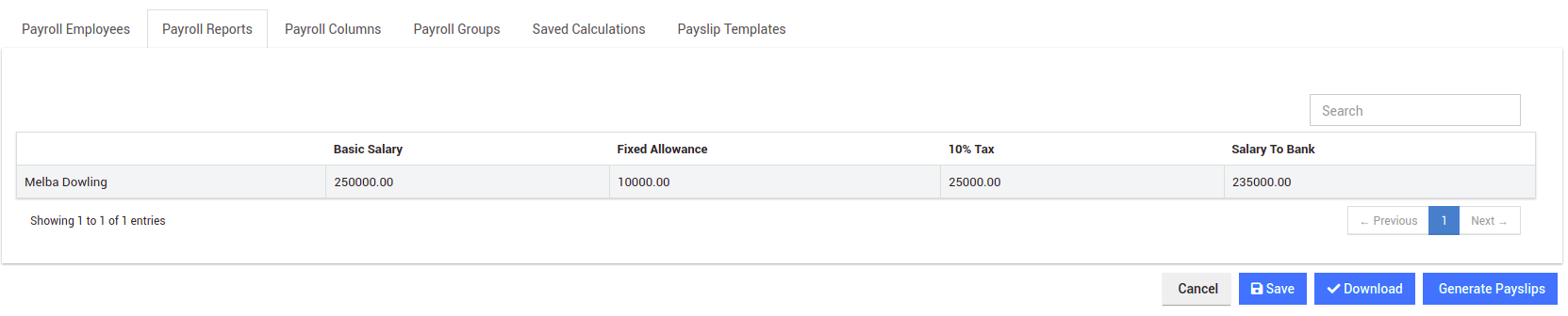 Updated Payroll Example - IceHrm