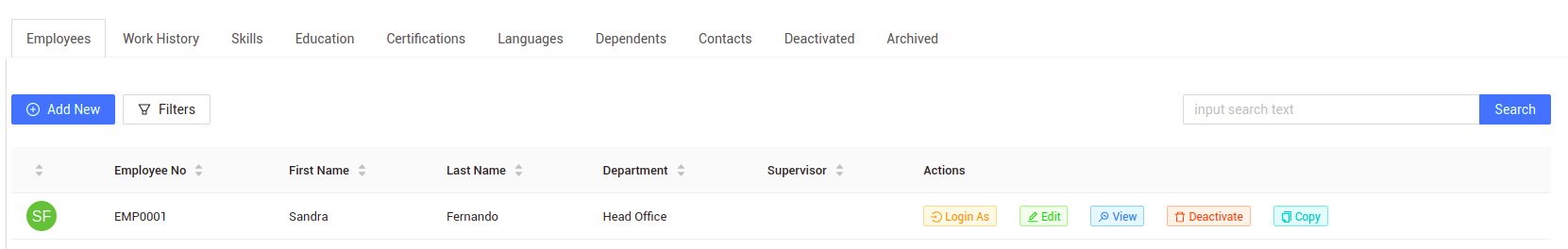 Adding Your First Employee - IceHrm