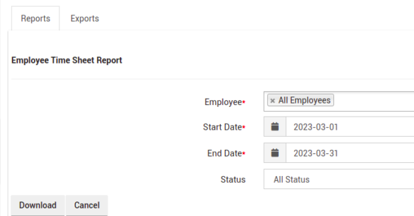 Time Sheet Software - IceHrm
