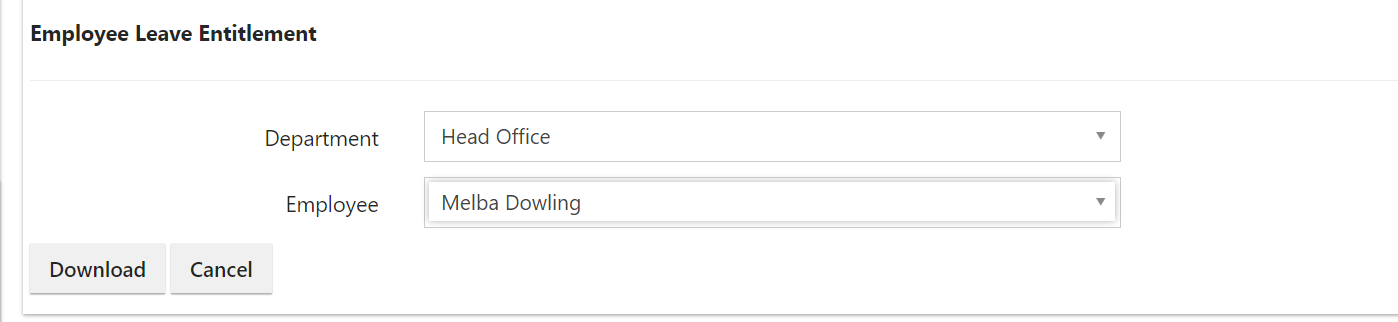 Leave Reports - IceHrm