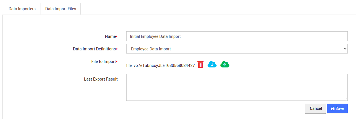 Data Import - IceHrm