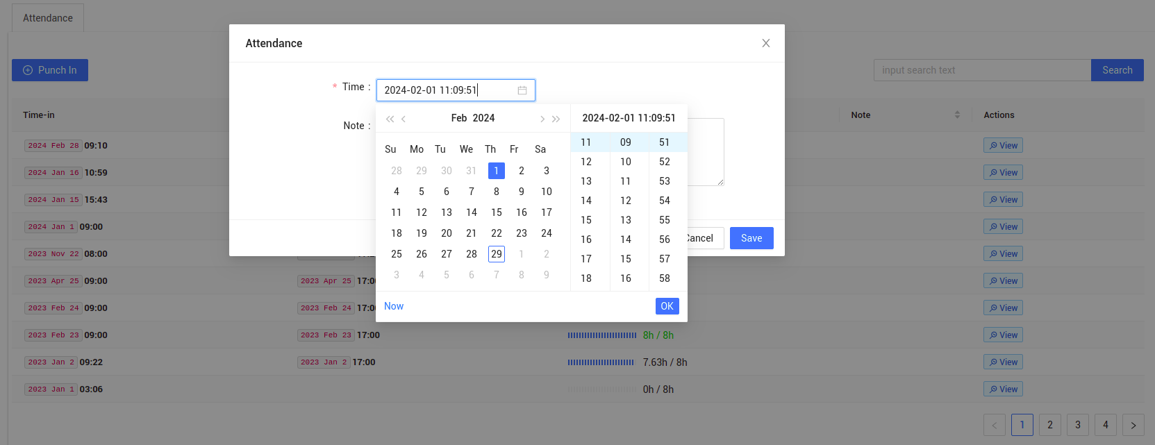 How to enable the Departmental time zone in marking attendance? - IceHrm